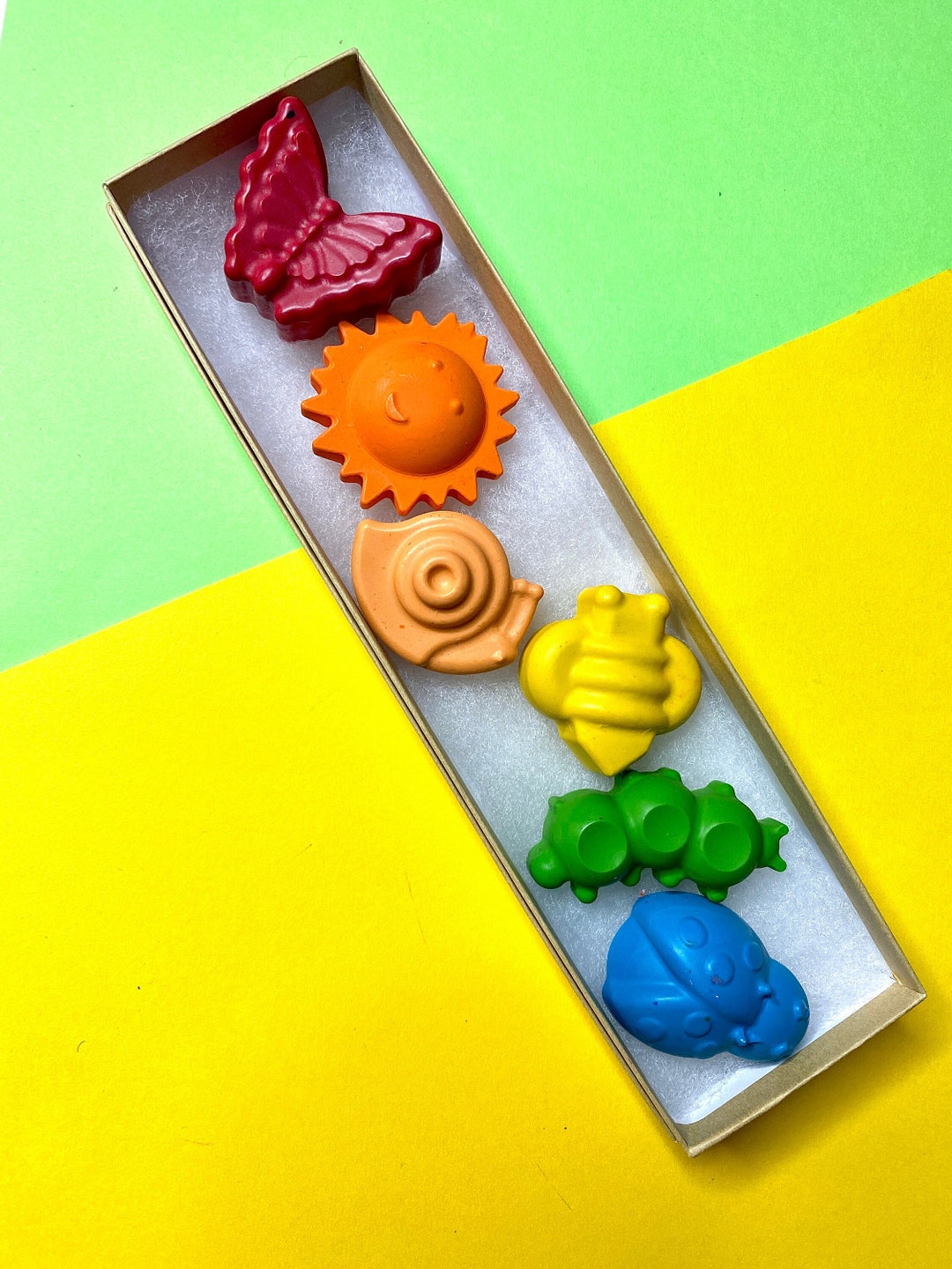 Bug Crayon Box Insect Crayons Bug Crayons Spring Back - Etsy