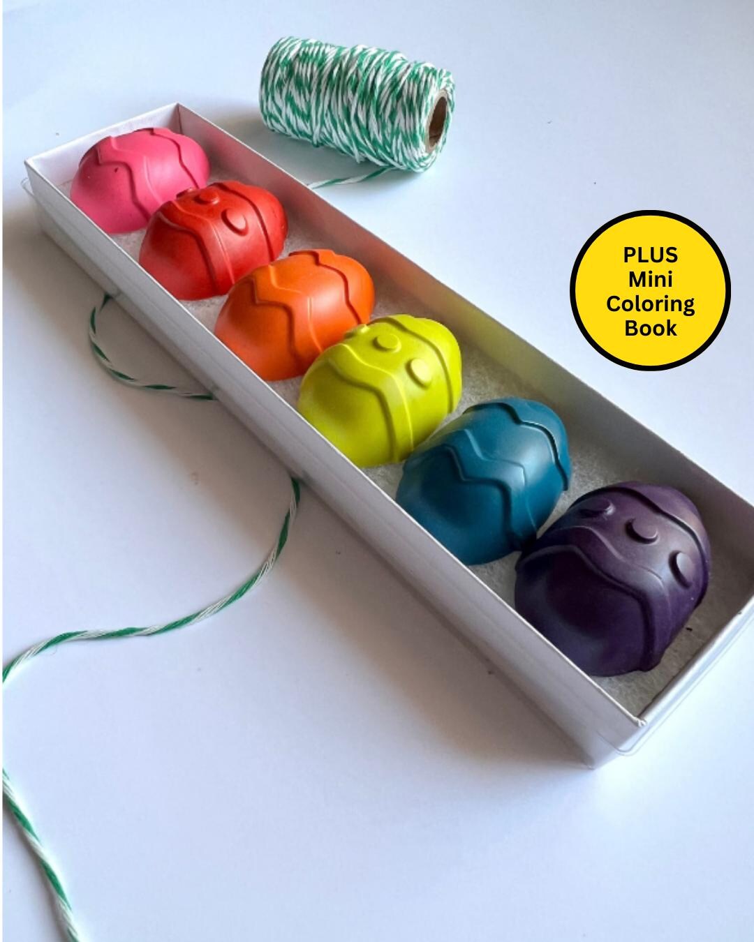 Easter Egg Crayon Box + Coloring Book | Egg Crayons | Kids Easter ...