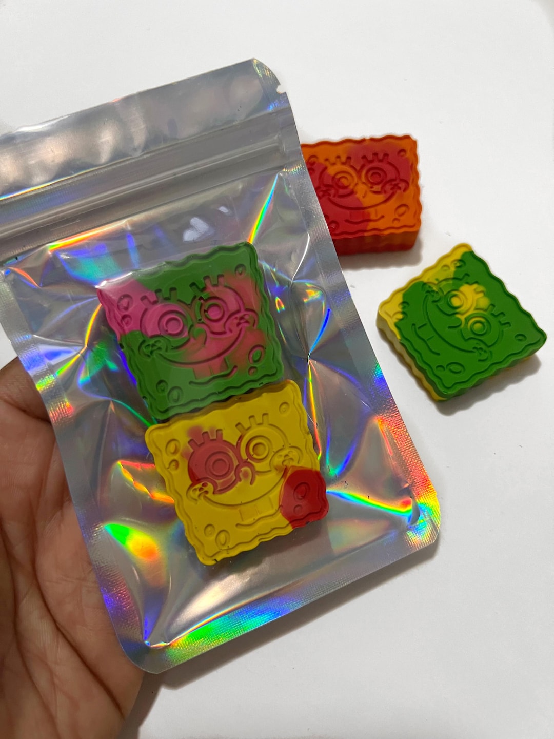 Spongebob Party Favor Crayons - Kid Birthday Party Favors - Etsy