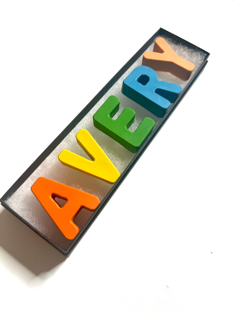 Custom Name Crayons: Kids Birthday Gift - Etsy