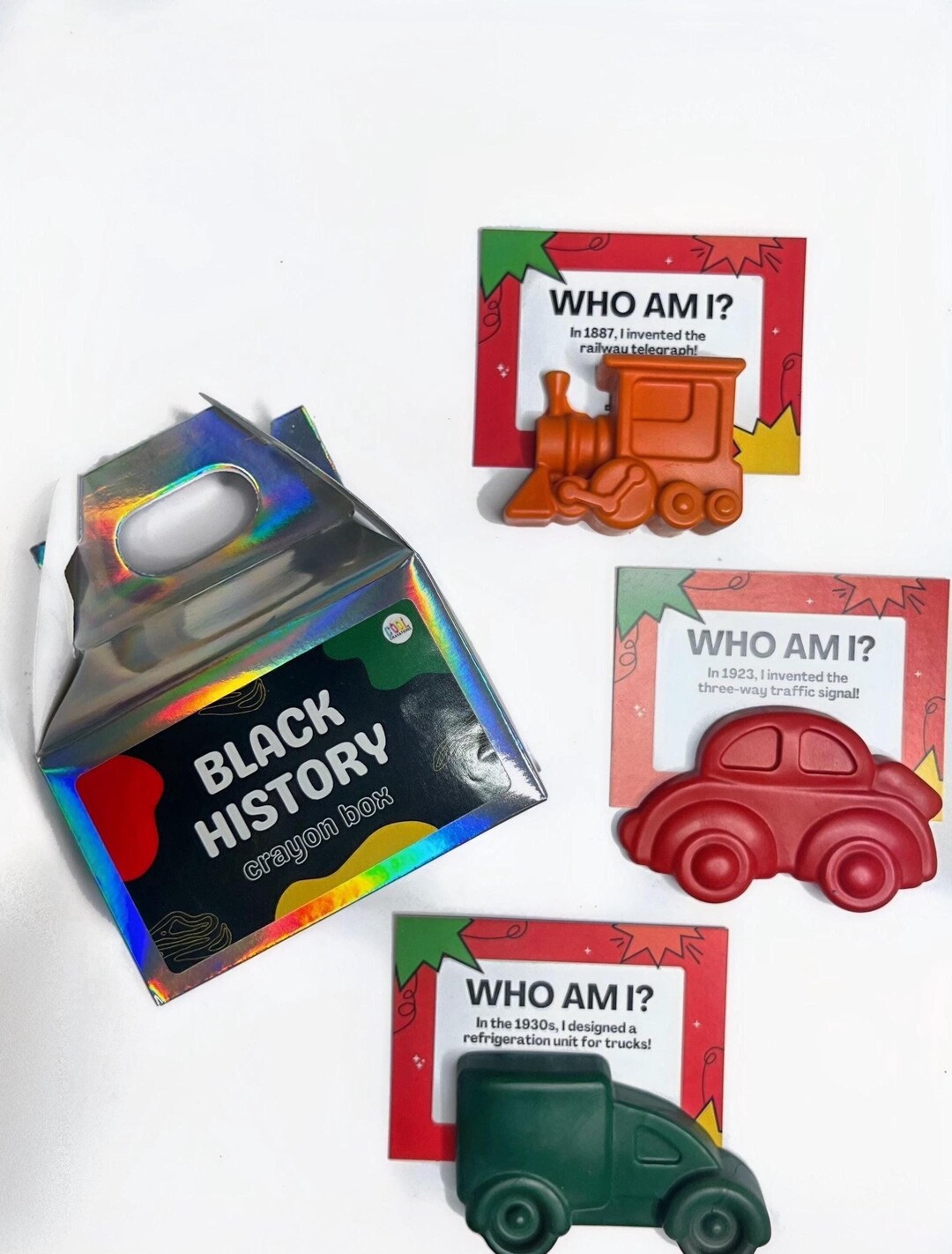 Black Inventors Crayon Box | Black History Month | Gifts for Kids ...