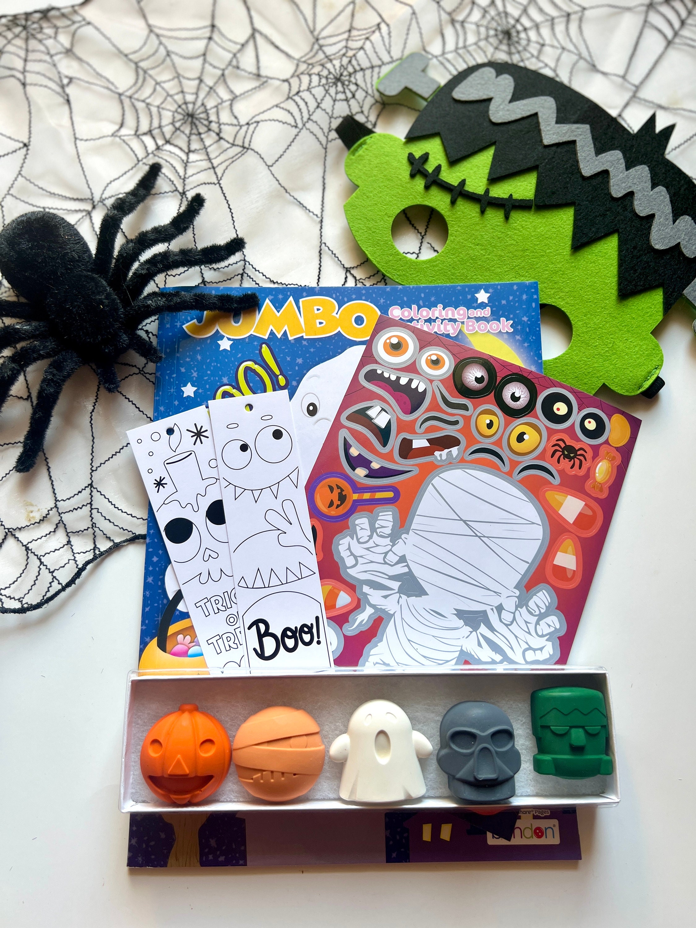 Assorted Monsters Crayon Box Ghost Crayon Halloween - Etsy