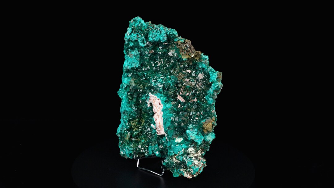 Museum Dioptase With Wulfenite.mottramite and Calcite Fine Earth ...