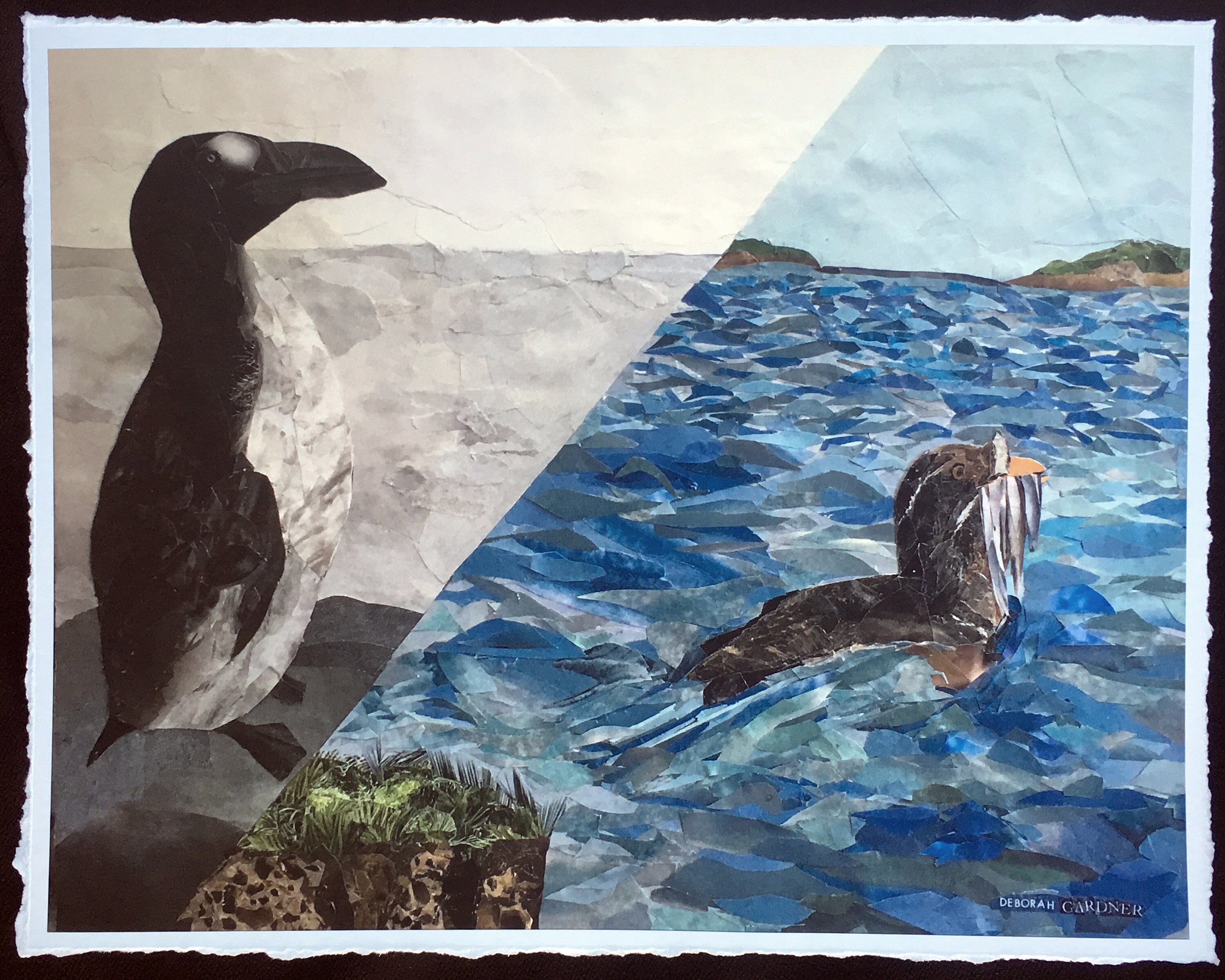 Aukward Birds Enhanced Giclée Art Print 11x14 - Etsy España