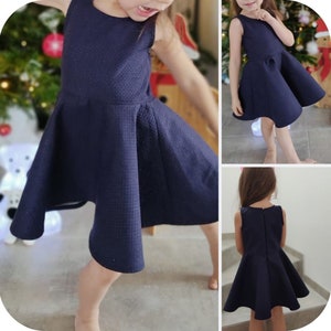 MACHICO Children's Dress - Sewing Pattern PDF - Sizes 2 to 14 Years - Etsy