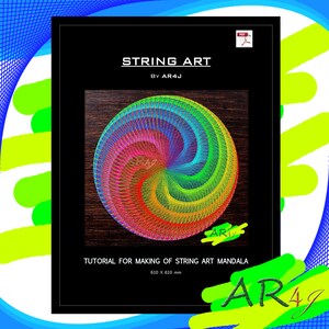 String Art Mandala | Stringart DIY | String Art Design | How to Make String Art Mandala | Step ...