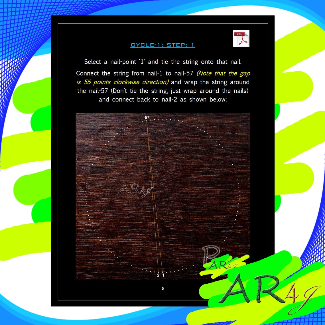 String Art Step by Step Instructions to Make String Art Stringart DIY ...