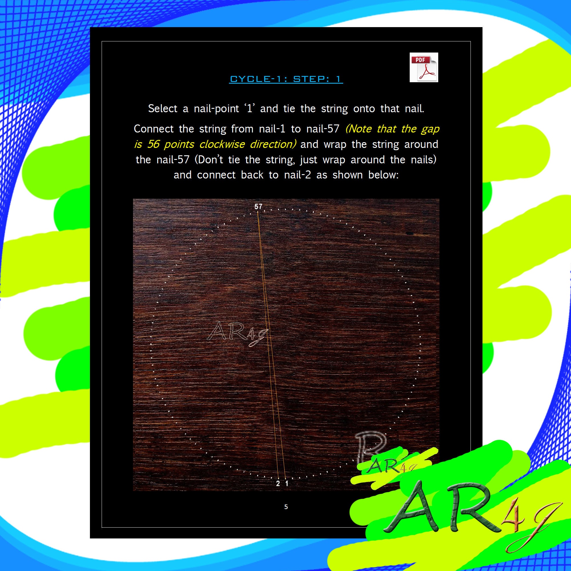 String Art | Step by Step Instructions to Make String Art | Stringart ...