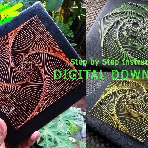 String Art Pattern & Instructions the Lily DIY - Etsy