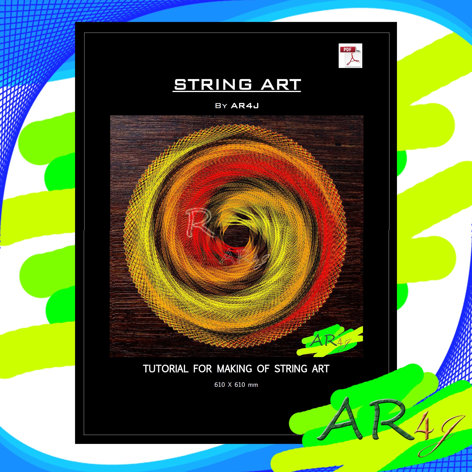 String Art Step by Step Instructions to Make String Art Stringart DIY ...
