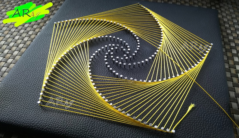 4 String Art Geometric Pattern DIY Bundle Step by Step - Etsy