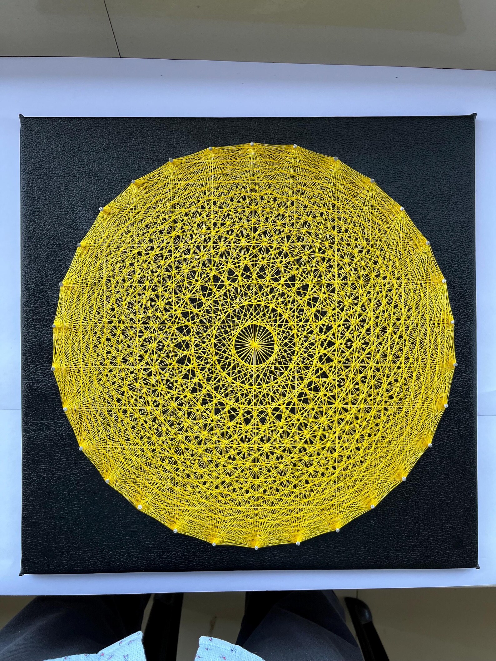 String Art Mandala DIY | Step by Step Instructions to Make String Art Design | Stringart DIY ...