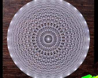 String Art Mandala | Stringart DIY | String Art Design | How to Make ...