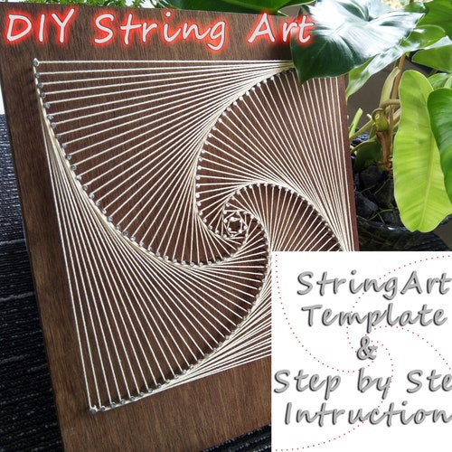 Stringart Template Stringart DIY Stringart Pattern - Etsy