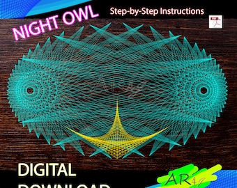 String Art Mandala Stringart DIY String Art Design How to Make String ...