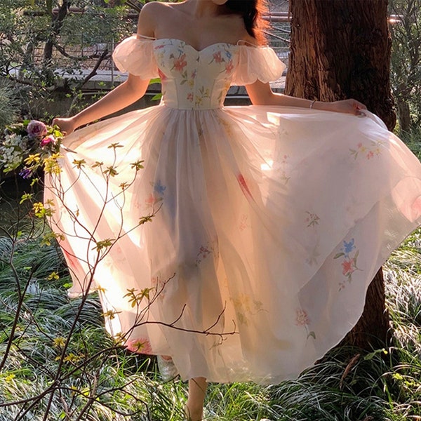 Cottagecore Prom Dress - Etsy