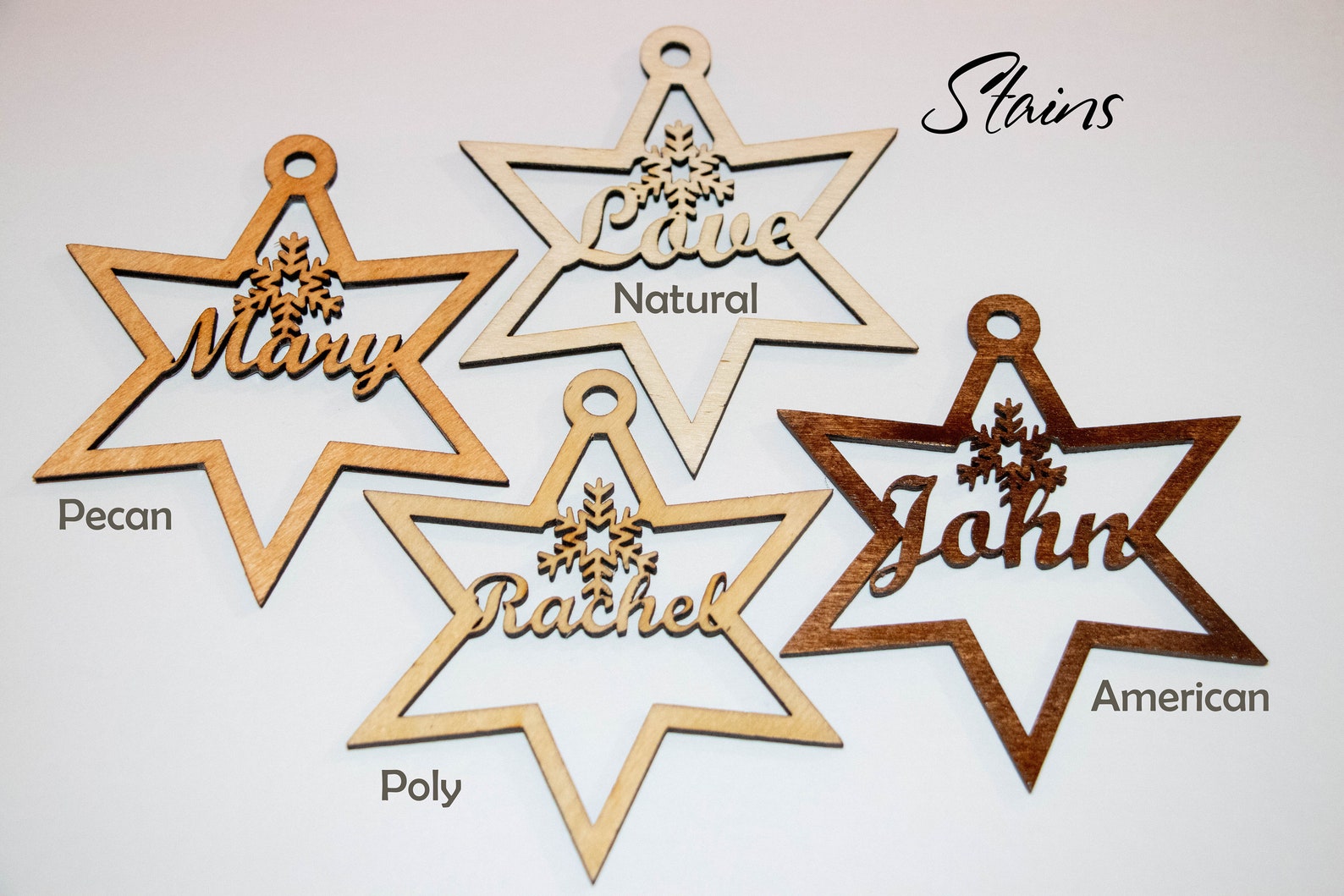 Custom Star Ornament - Etsy