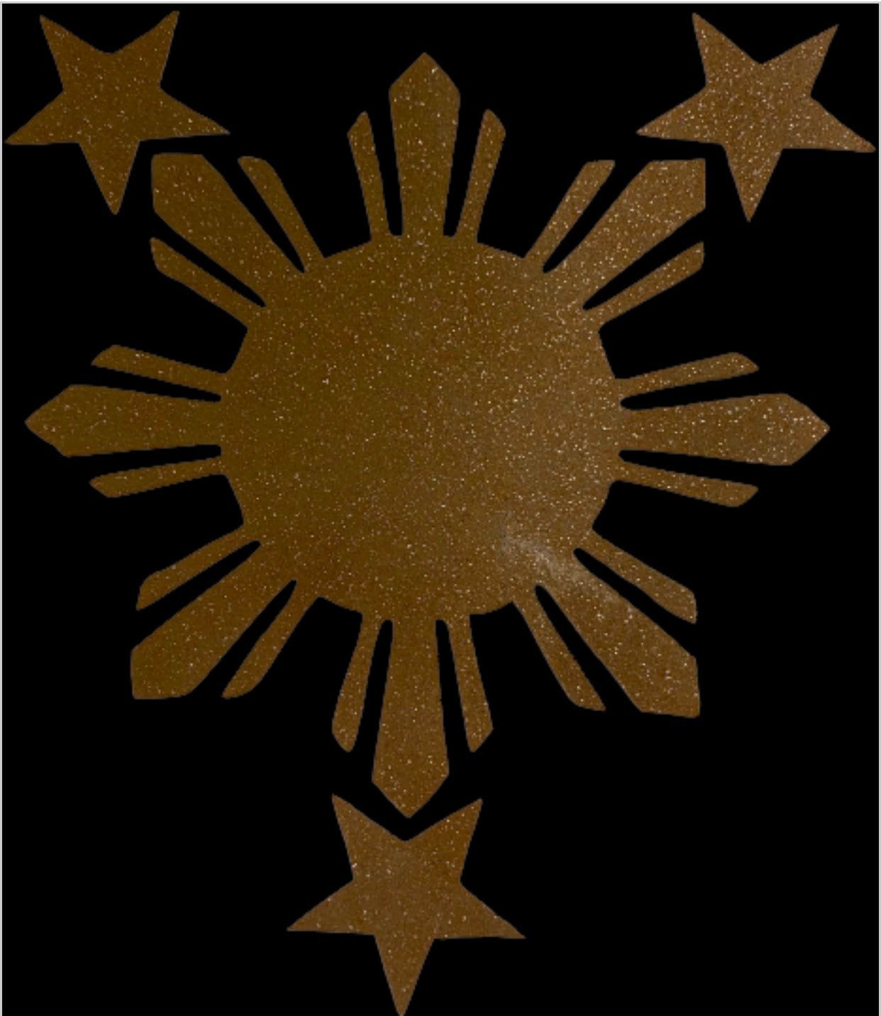 Philippine Flag Decal: Pinoy Pride, 3 Stars and Sun - Etsy