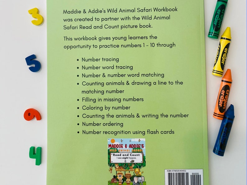 Maddie & Addie Counting 1-10 for Kids Counting Kinder - Etsy