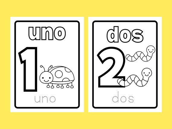 Numbers In Spanish 1 10