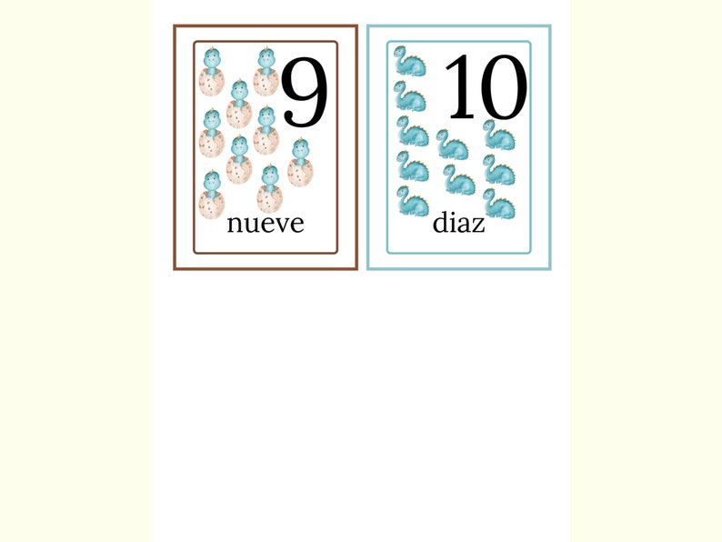 Counting in Spanish 1 10, Spanish Number Flashcards Printable, Counting ...