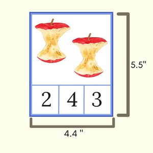 Earth Day Count and Clip Cards, Montesorri Counting 1-10, Homeschool ...