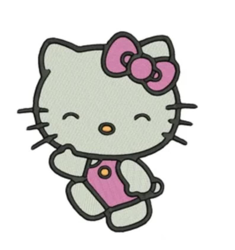 Cute Kitty Cat Embroidery File - Etsy
