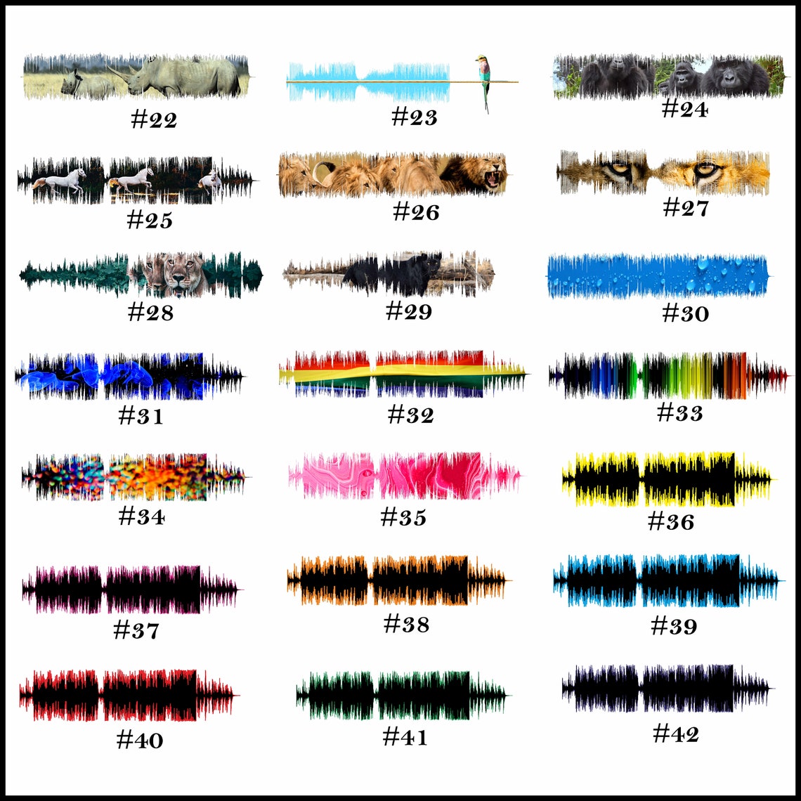 Custom Sound Wave Print Personalised Soundwave Gift Custom - Etsy