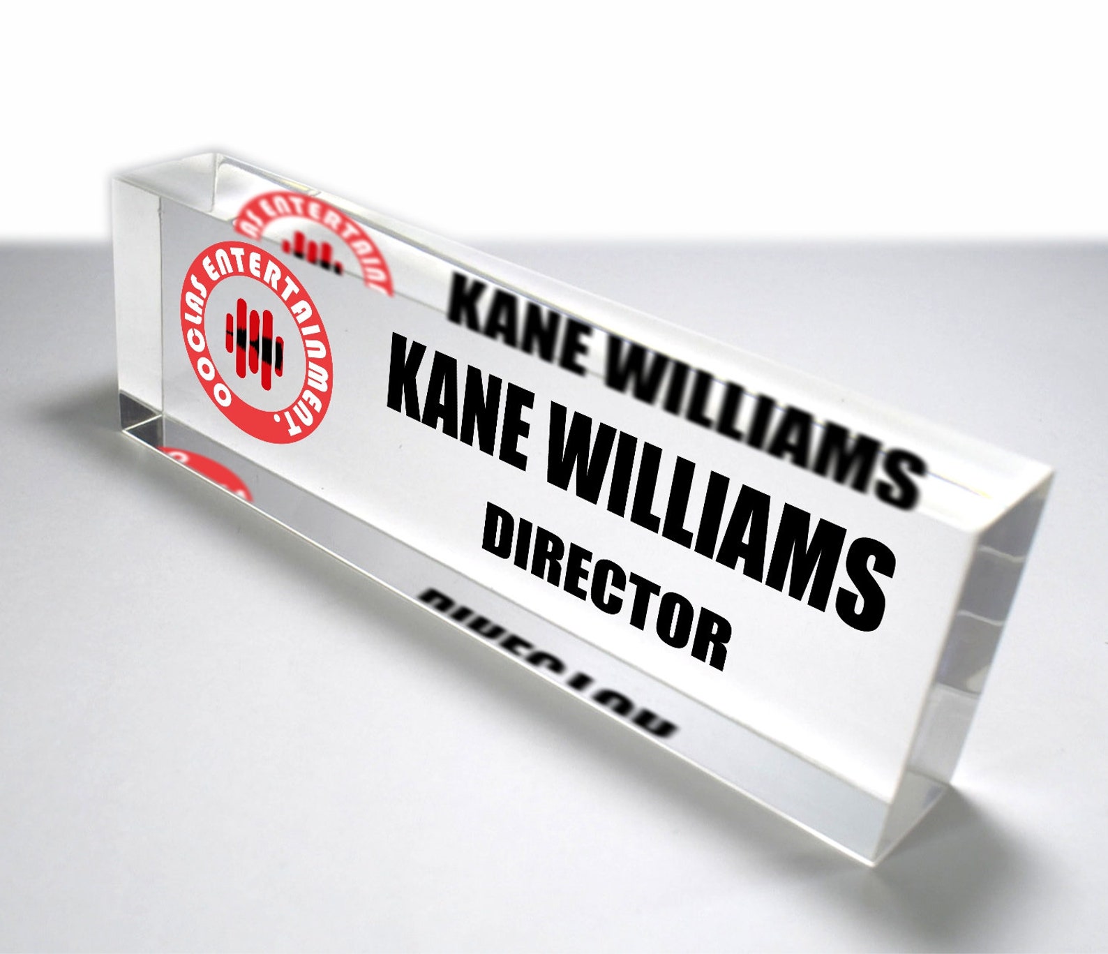 Personalized Acrylic Name Plate: Custom Office Decor, Desk Sign - Etsy