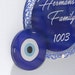 Evil Eye Door Name Plate: Personalized Acrylic Sign With Steel Studs - Etsy