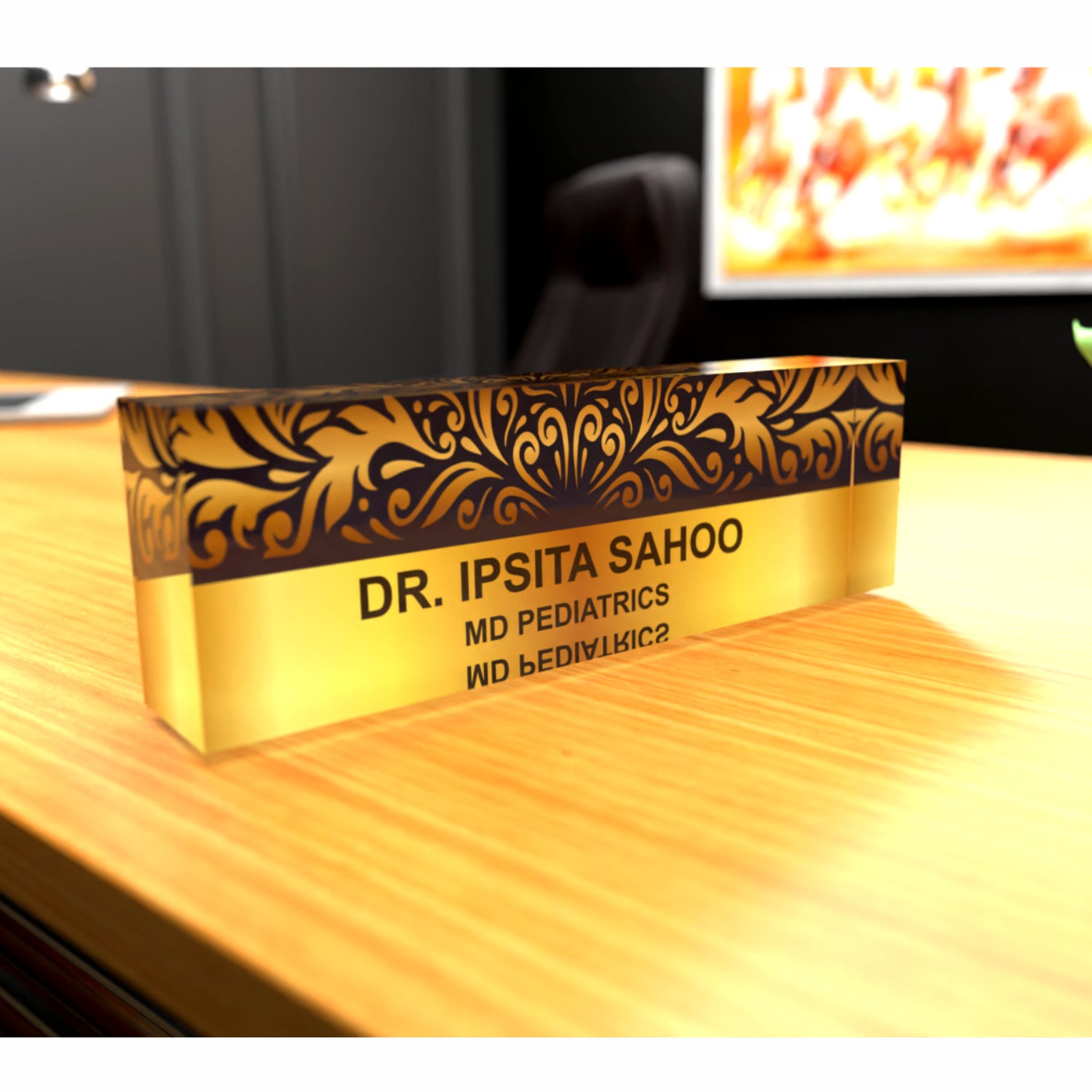 Desk Name Plates, Custom Office Desk Nameplate, Personalized Nameplates ...