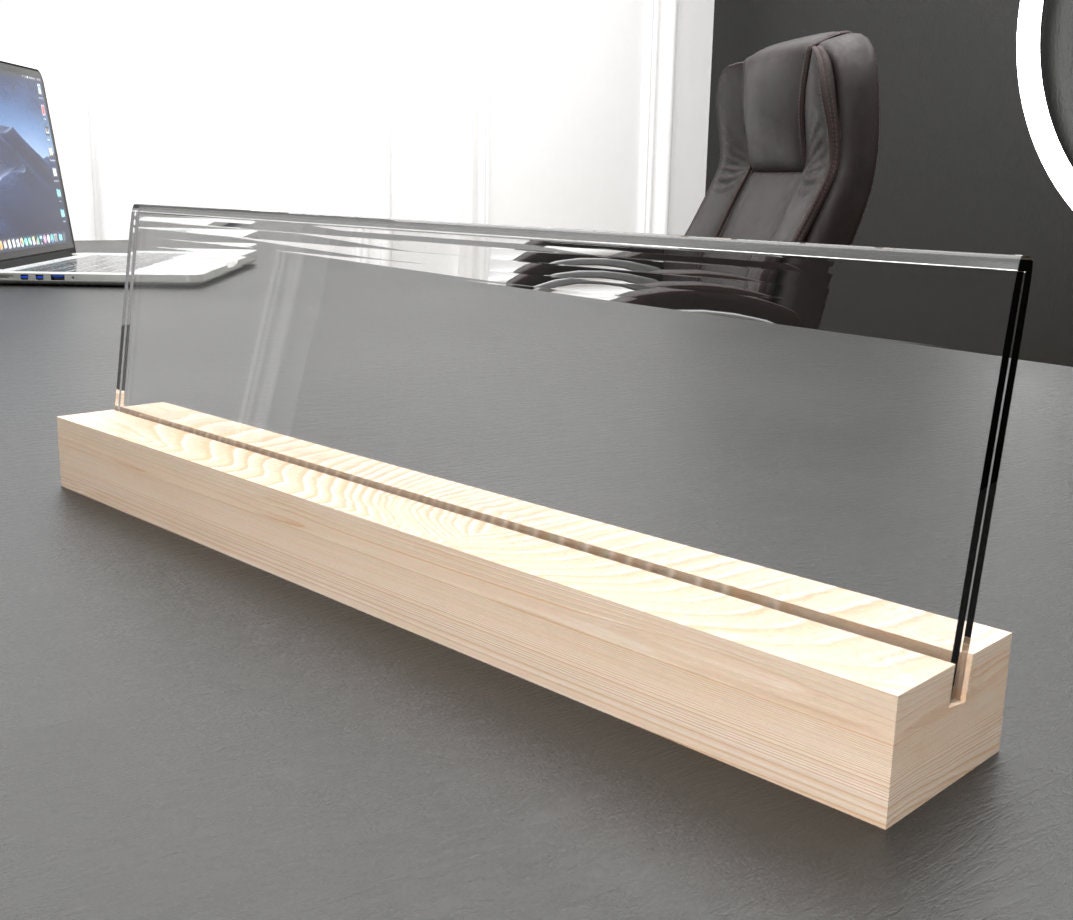 Custom Desk Nameplate With Wooden Stand Personalized Name Plates for ...