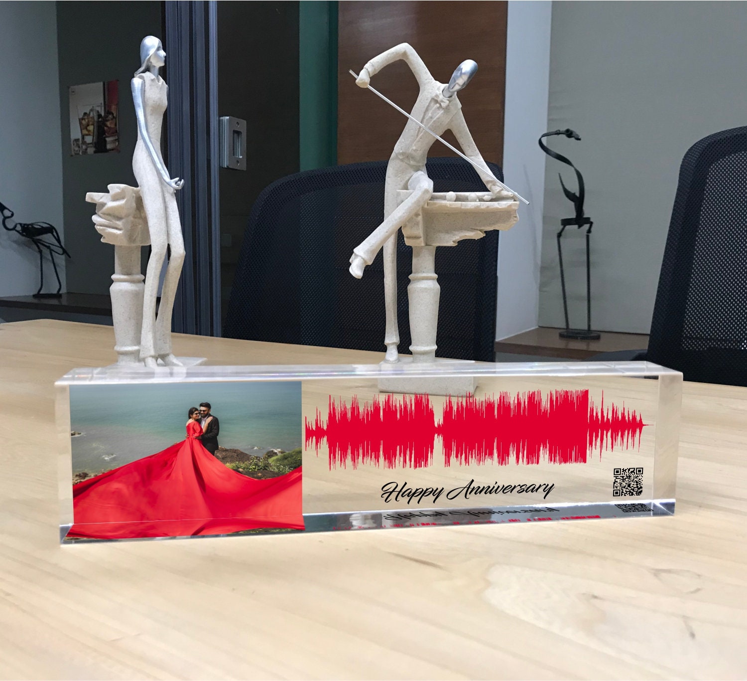 Custom Sound Wave Print, Personalised Soundwave Gift, Custom Picture ...