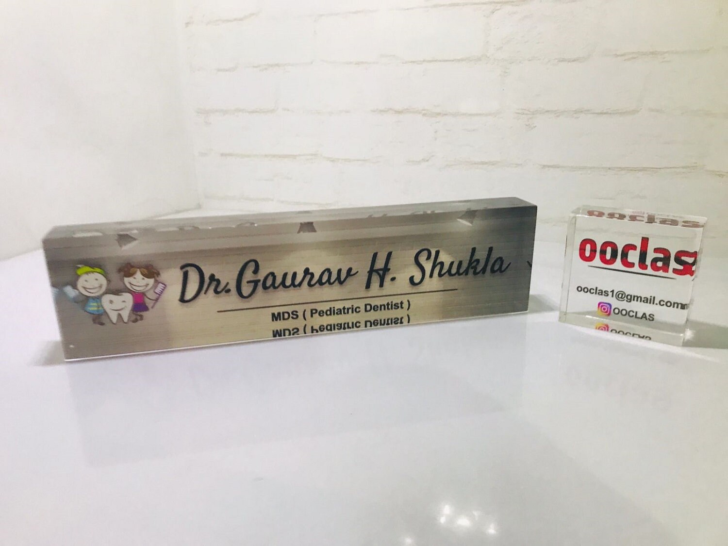 Desk Name Plate for Doctors, Desk Nameplates, Custom Desk Name Plates ...