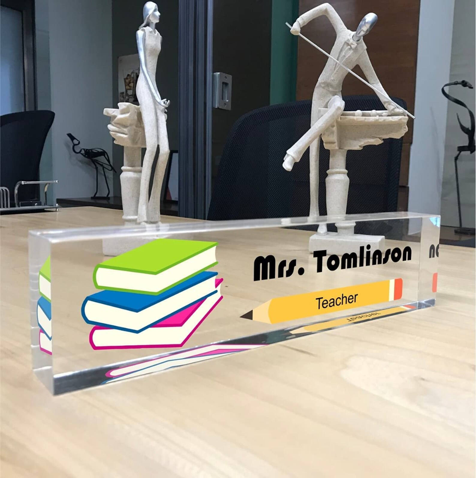 Personalized Name Plate for Teachers | Custom Sings for Teacher ...