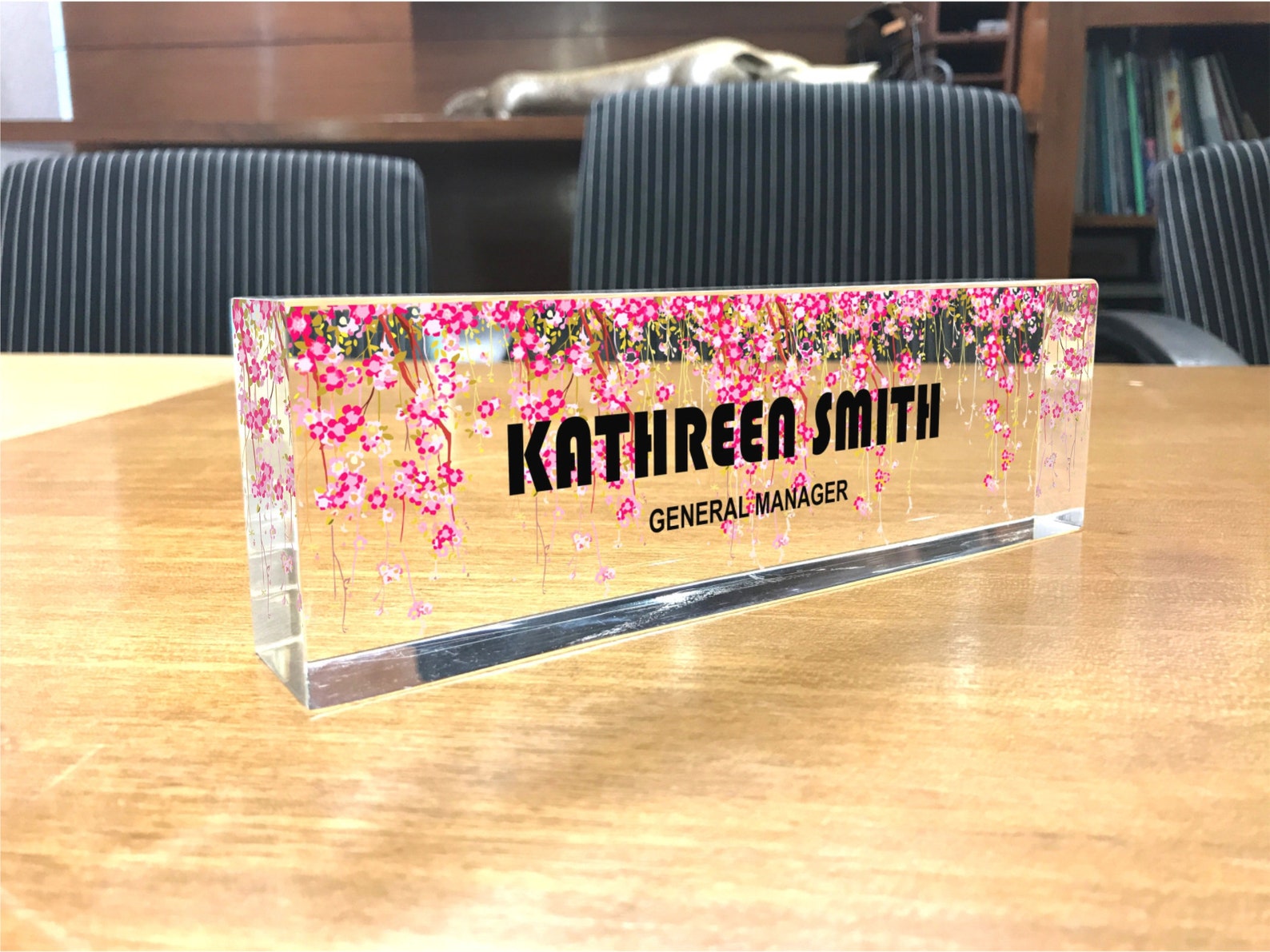 Personalized Name Plate for Desk Custom Office Decor Nameplate Sign ...