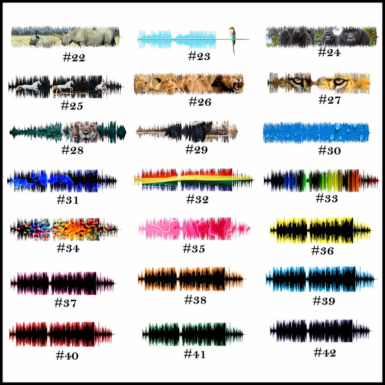 Custom Sound Wave Print, Soundwave Print, Acrylic Glass Block, Acrylic ...