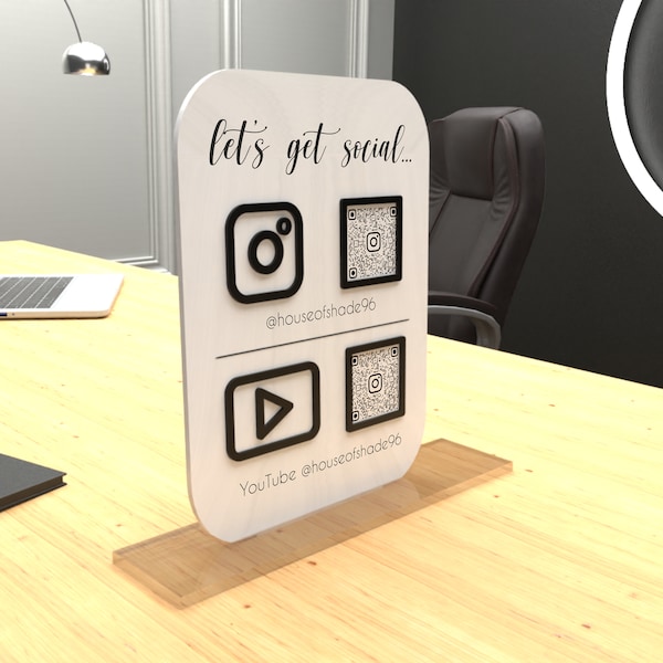 Lets Get Social Sign - Etsy