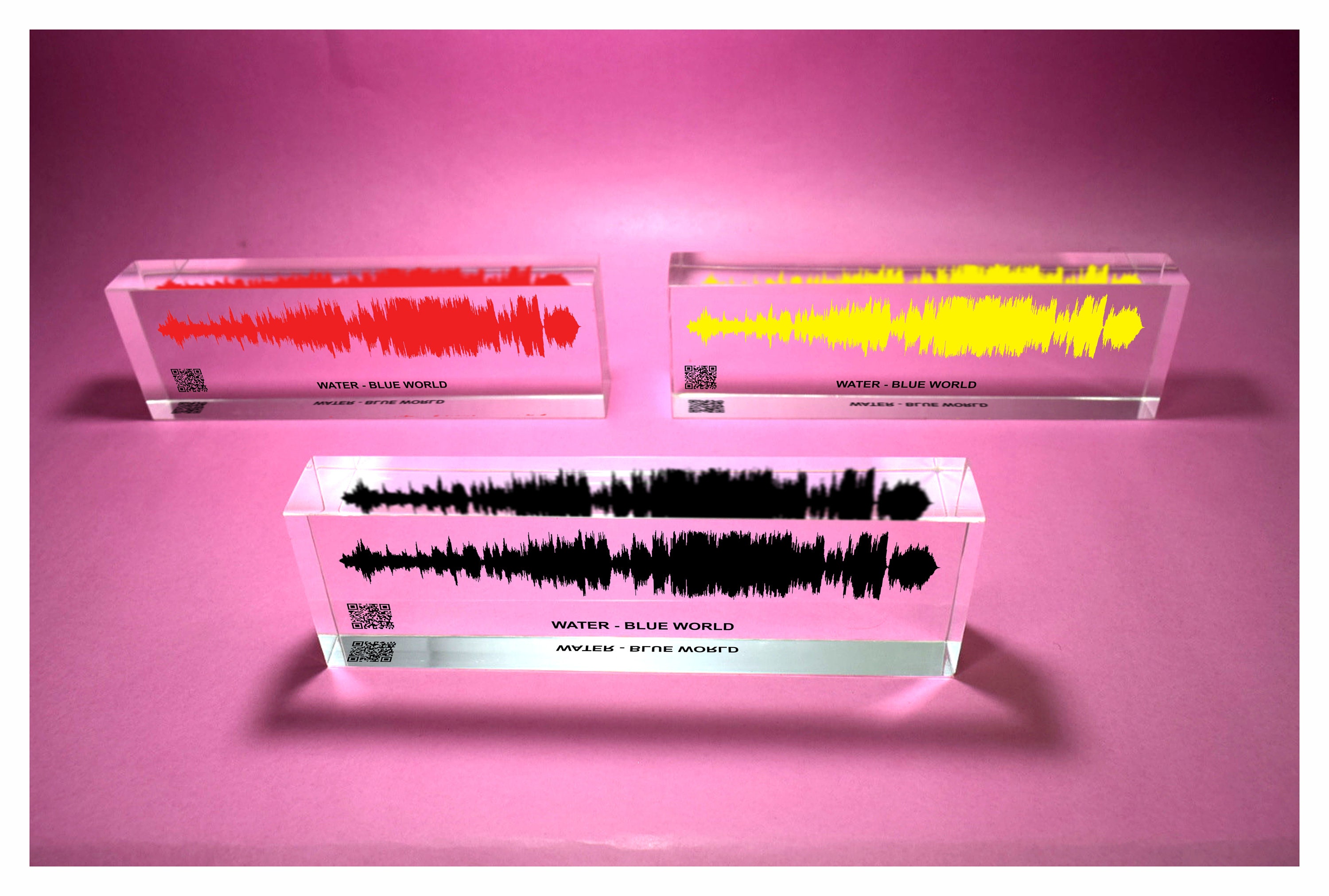 Custom Sound Wave Print, Soundwave Print, Acrylic Glass Block, Acrylic ...