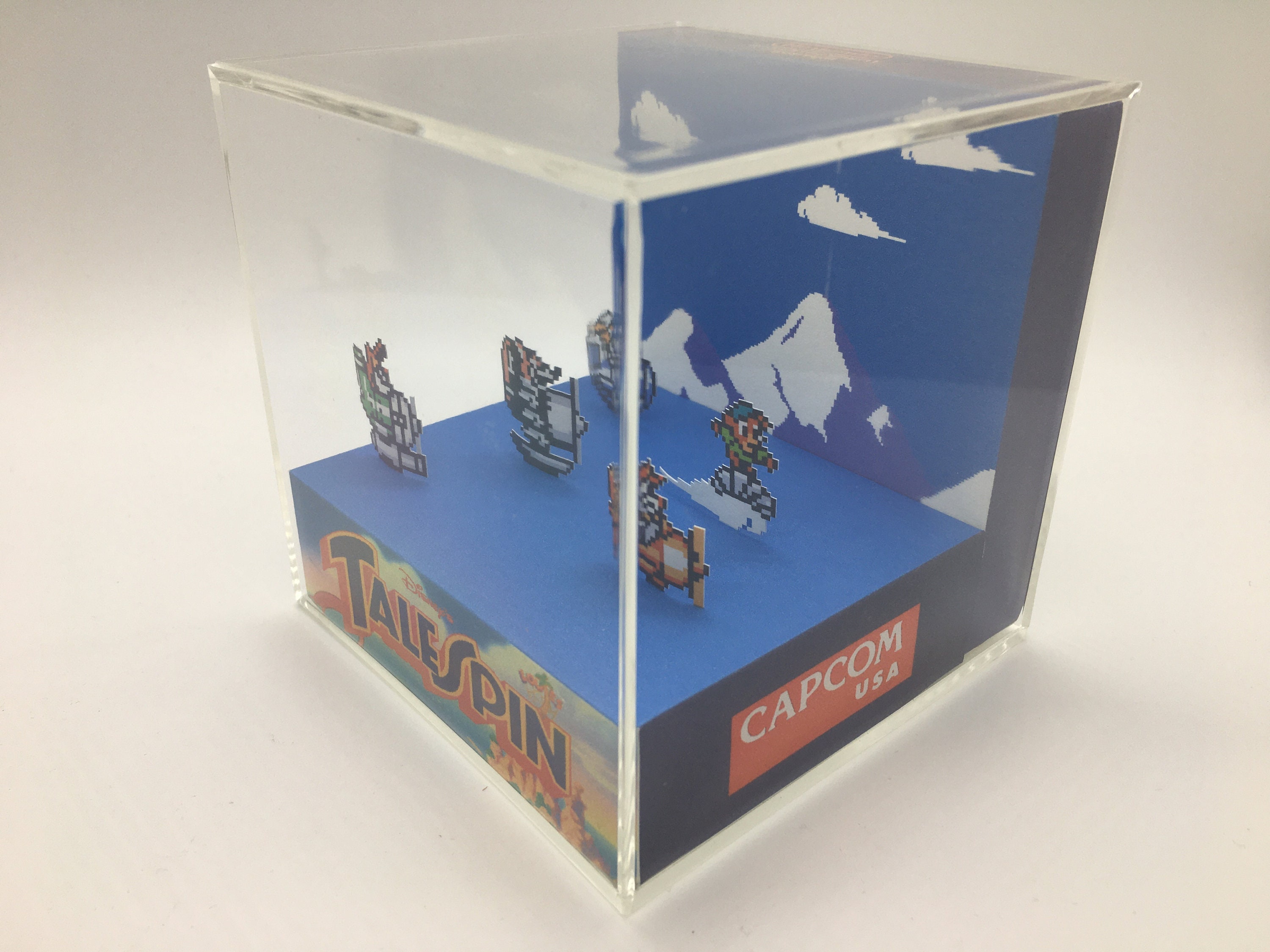 Talespin Chase Scene Baloo Kit Cloudkicker Shadow Box Diorama Cube - Etsy
