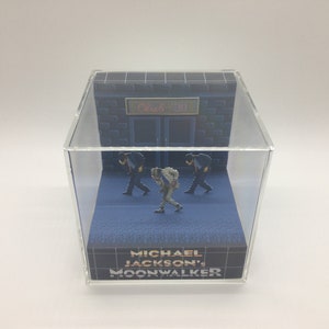 Michael Jackson's Moonwalker at Club 30 Shadow Box Diorama Cube - Etsy