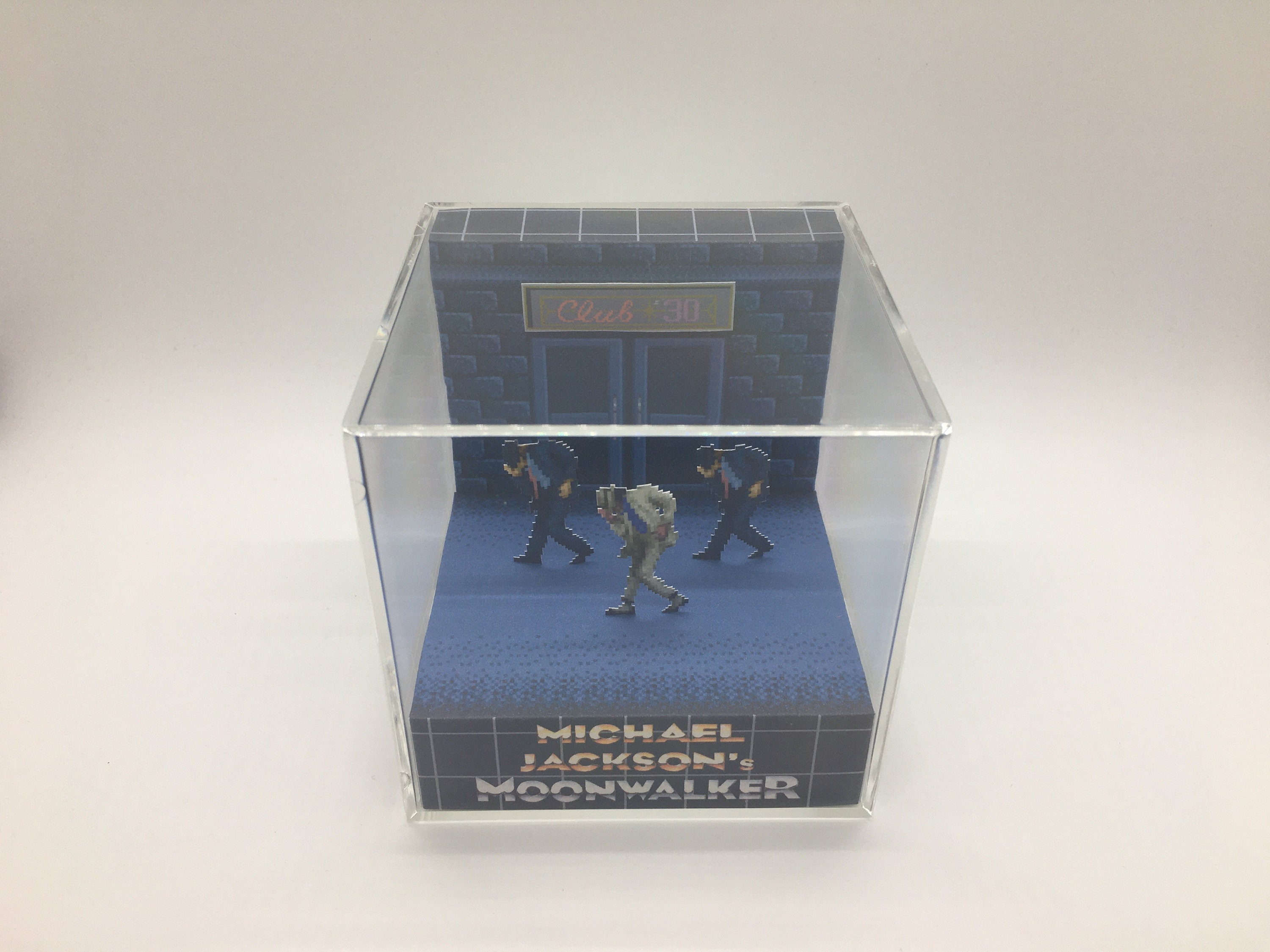 Michael Jackson's Moonwalker at Club 30 Shadow Box Diorama Cube - Etsy