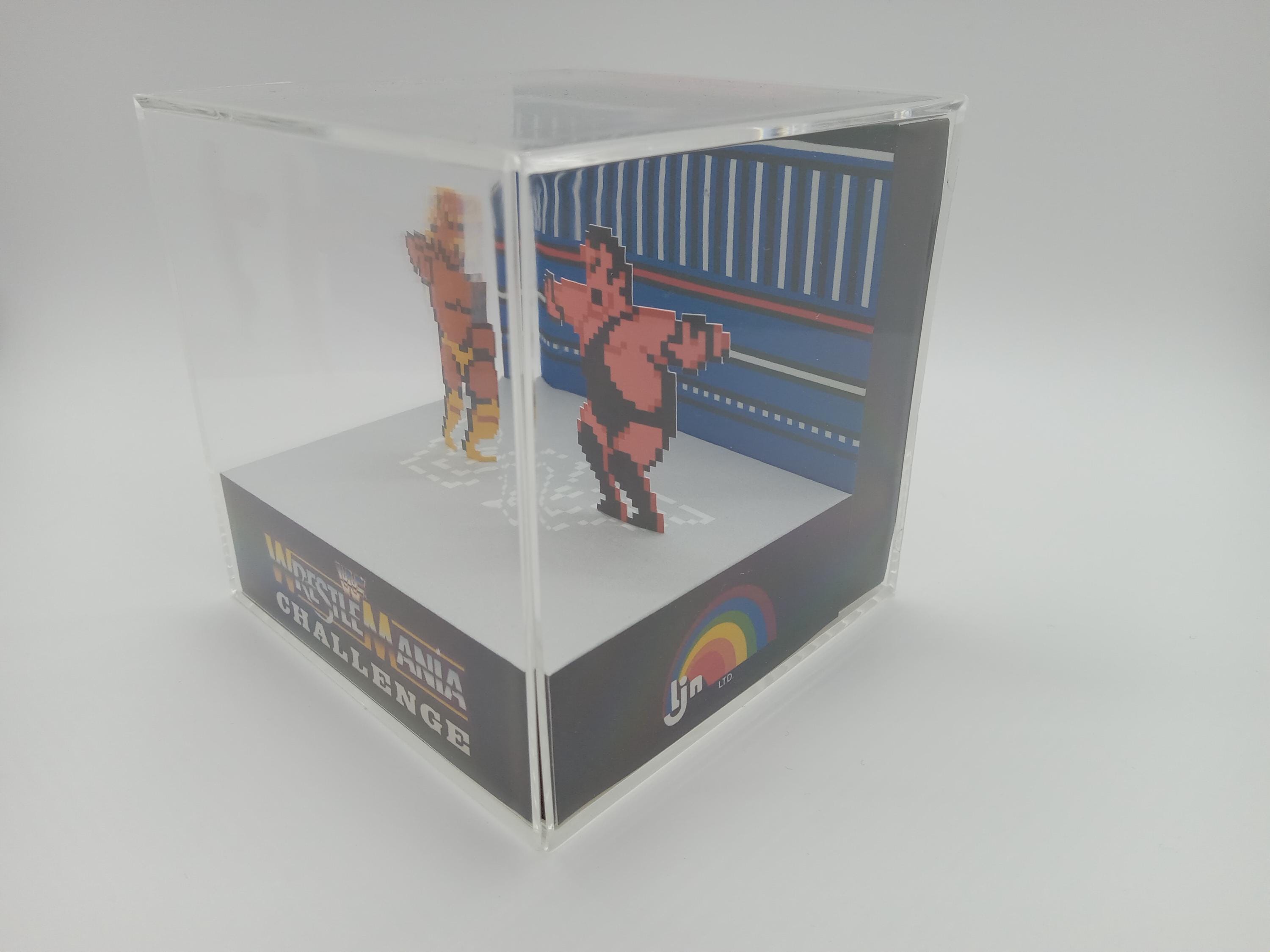 WWF Wrestlemania Challenge Hulk Hogan Vs. Andre the Giant Shadow Box ...