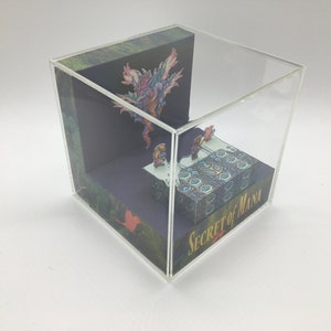 Secret of Mana Final Boss Fight With the Mana Beast Shadow Box Diorama ...