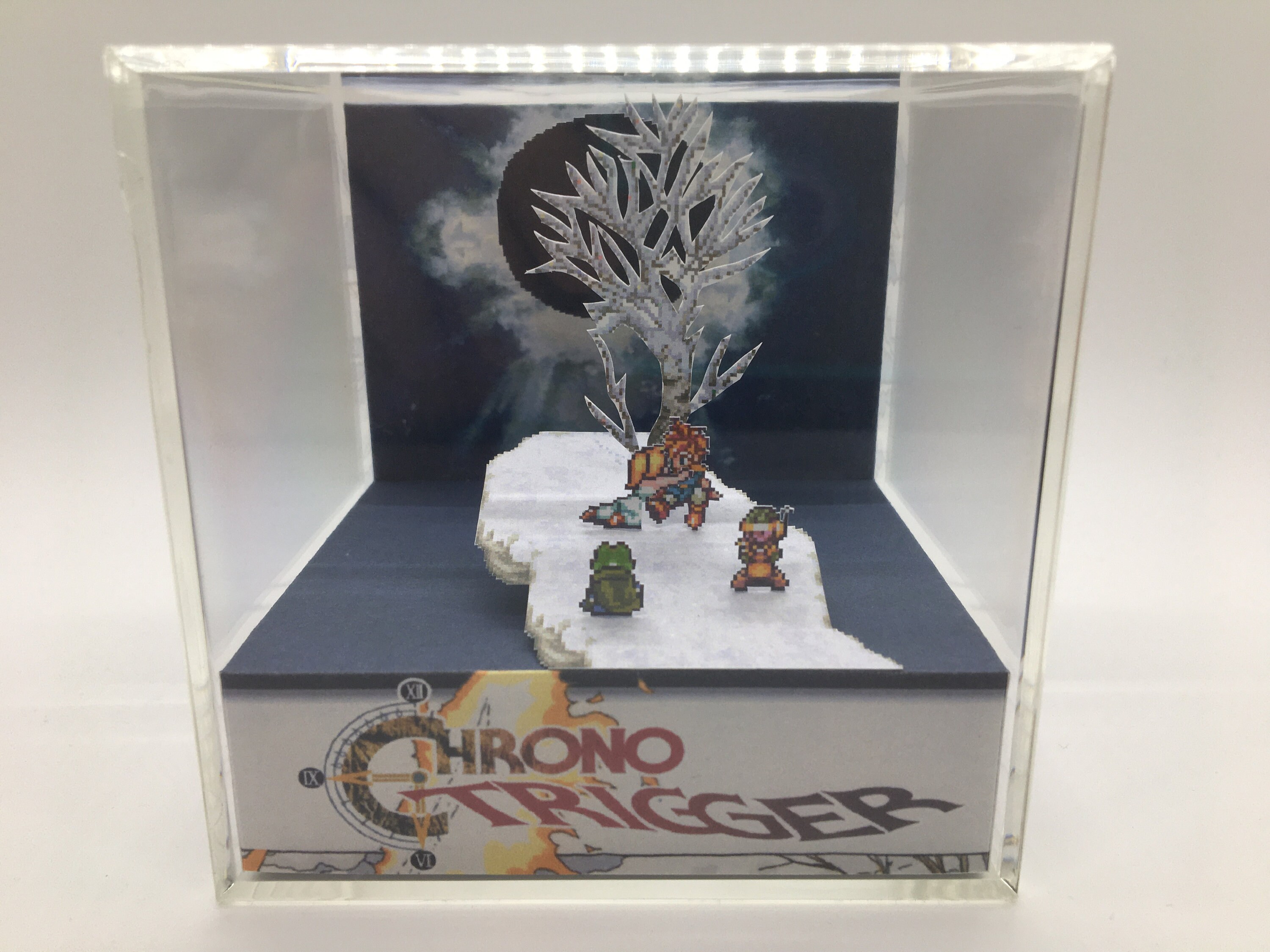 Chrono Trigger The Eclipse at Death Peak Shadow Box Diorama | Etsy