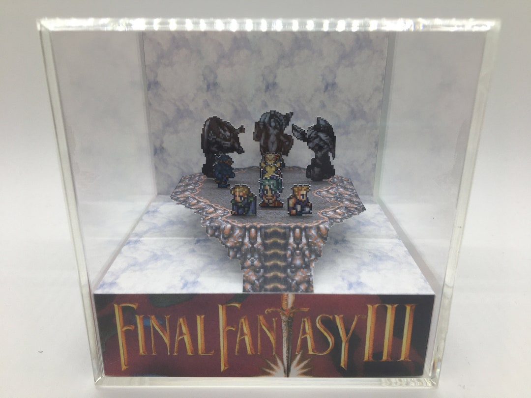 Final Fantasy VI 6 III 3 Kefka Destroys the World Shadow Box Diorama ...