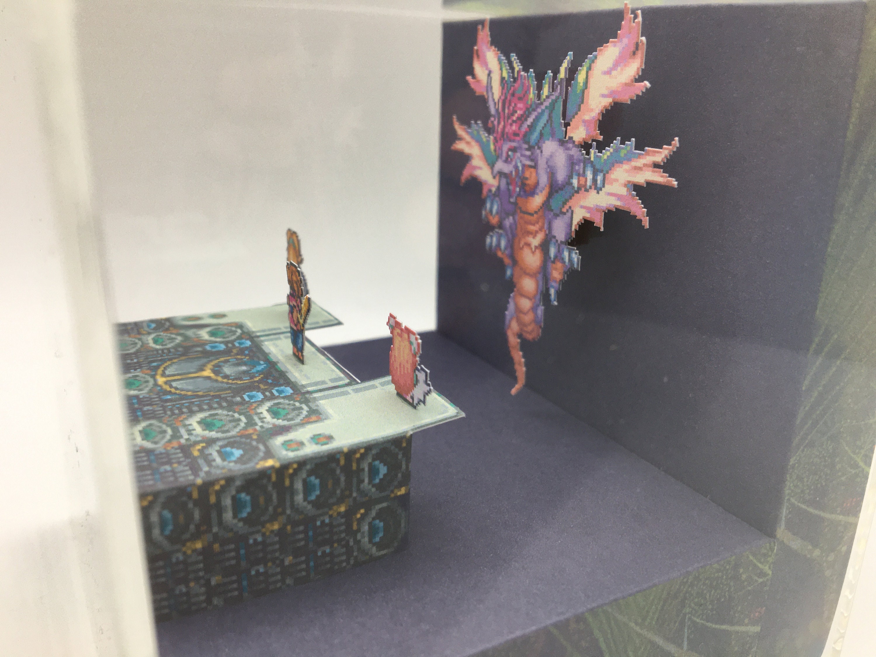 Secret of Mana Final Boss Fight With the Mana Beast Shadow Box Diorama ...