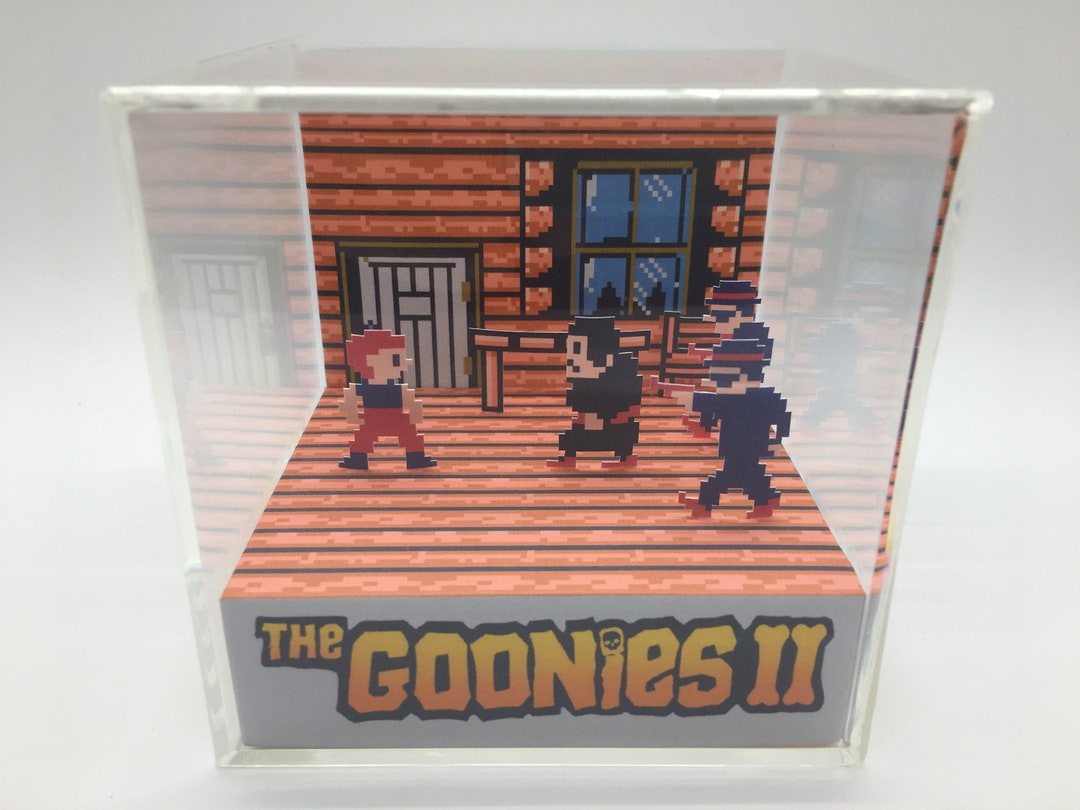 The Goonies II 2 Mikey and the Fratelli's Shadow Box Diorama Cube - Etsy