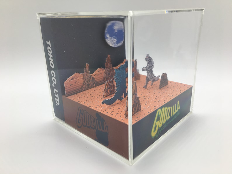 Godzilla Monster of Monsters Vs. Mechagodzilla Shadow Box | Etsy
