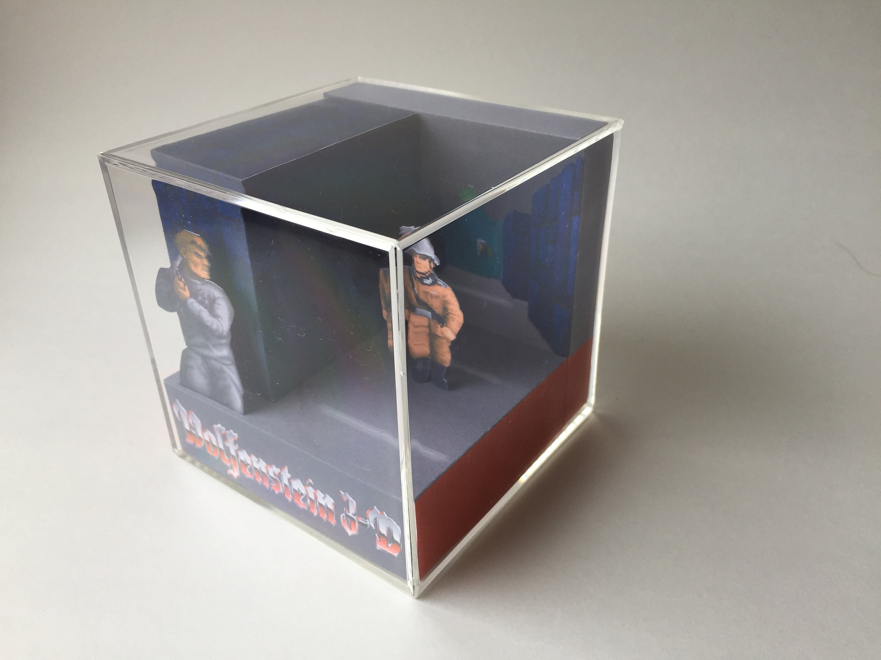 Wolfenstein 3D Title Screen for PC Shadow Box Diorama Art - Etsy